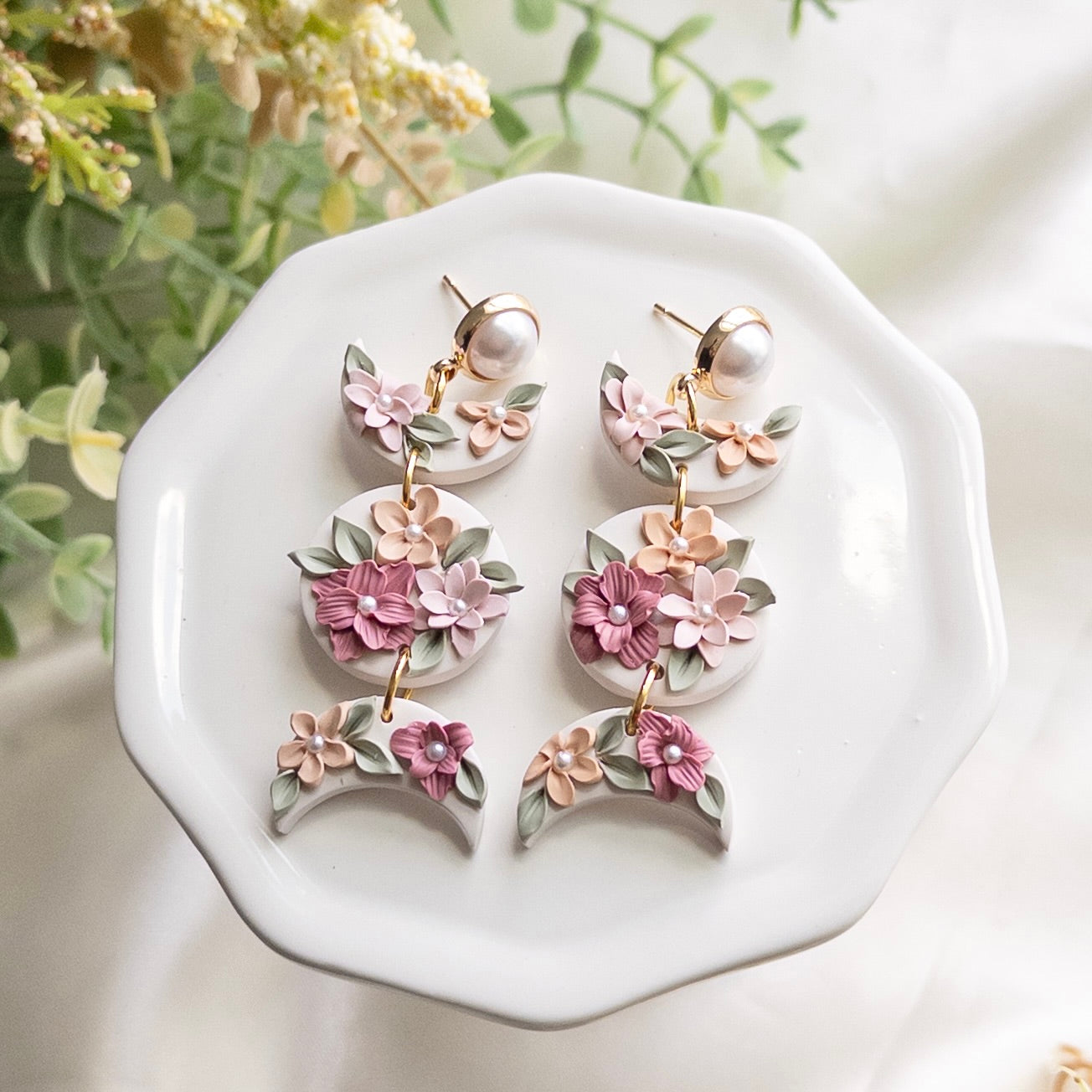 Spring Floral Phases of the Moon – Sugar Moon Designs